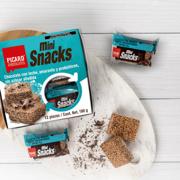 Mini Snacks® de Chocolate con Leche Sin Azúcar y Probióticos – Picard ...