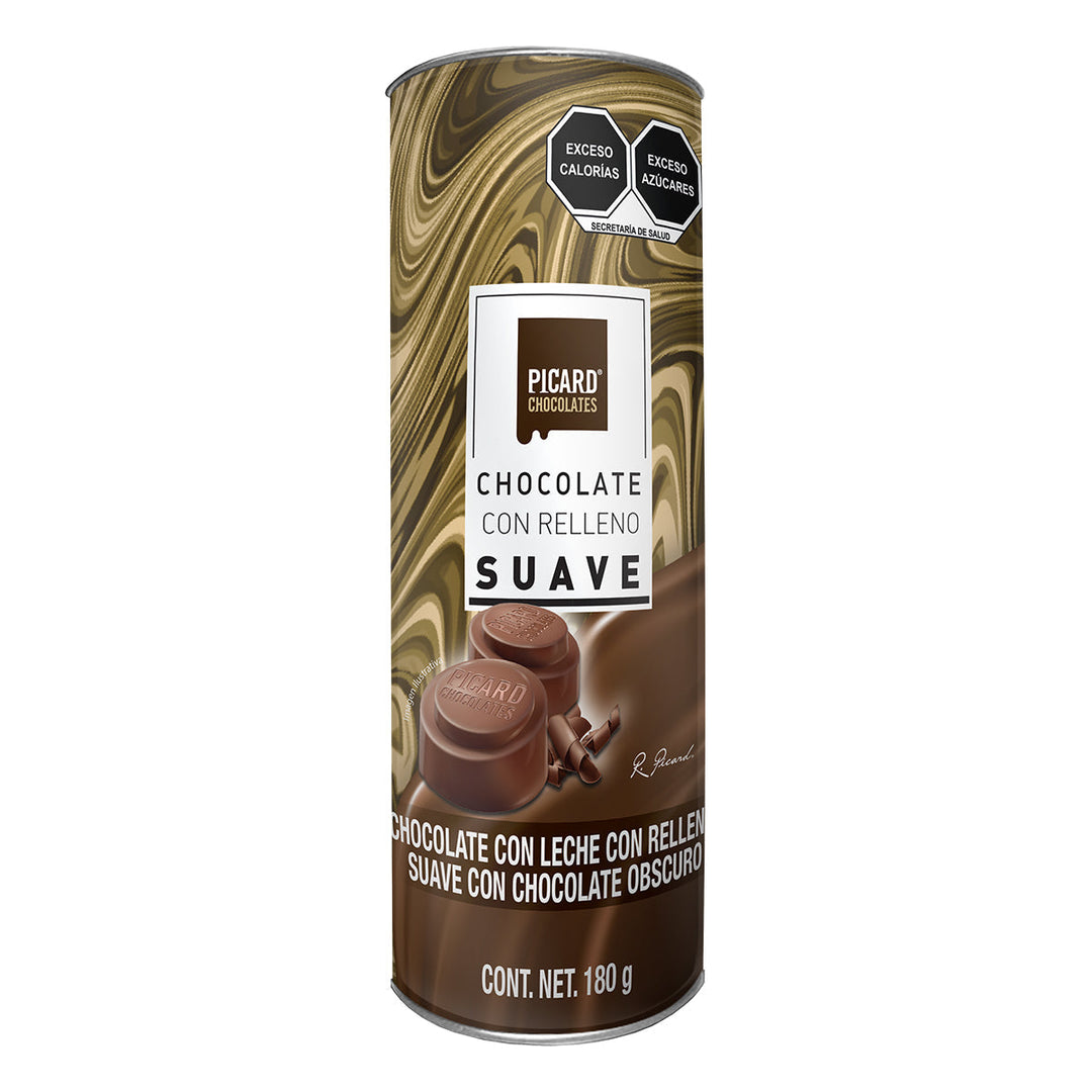 Tubo de Chocolate con Leche Relleno Suave – Picard Chocolates México